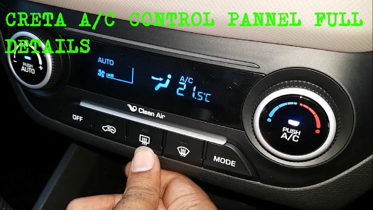 creata ac pannel?creta ac settings?creata ac cooling temperature?creta ...