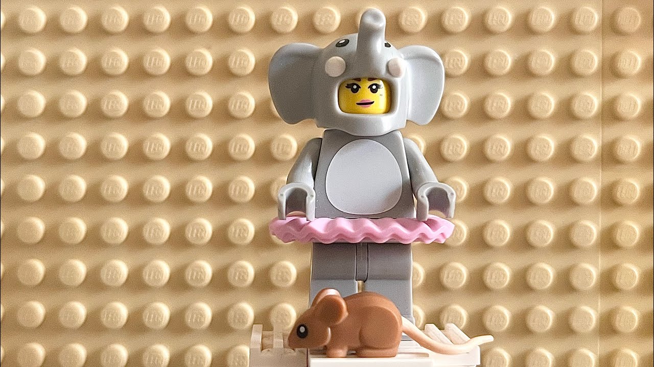 Minifig Monday: Elephant Girl! (Series 18) - YouTube