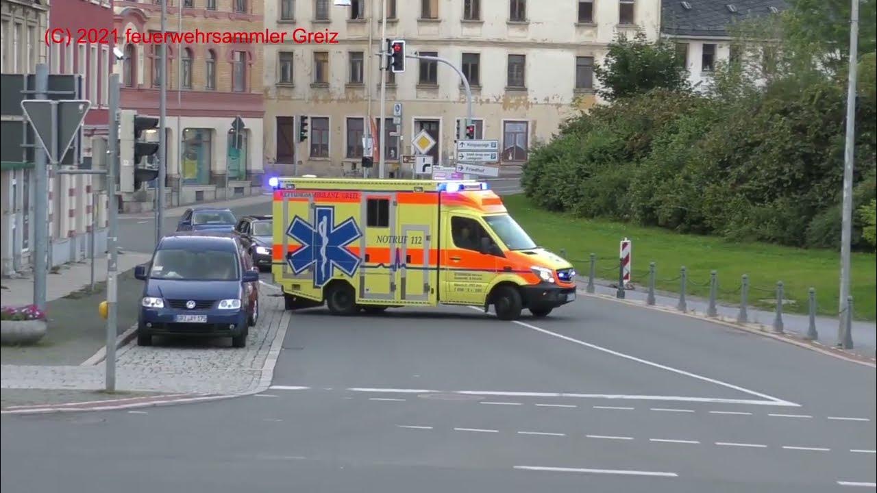 RTW 1 Rettungsambulanz Greiz GmbH [15.08.2021] - YouTube