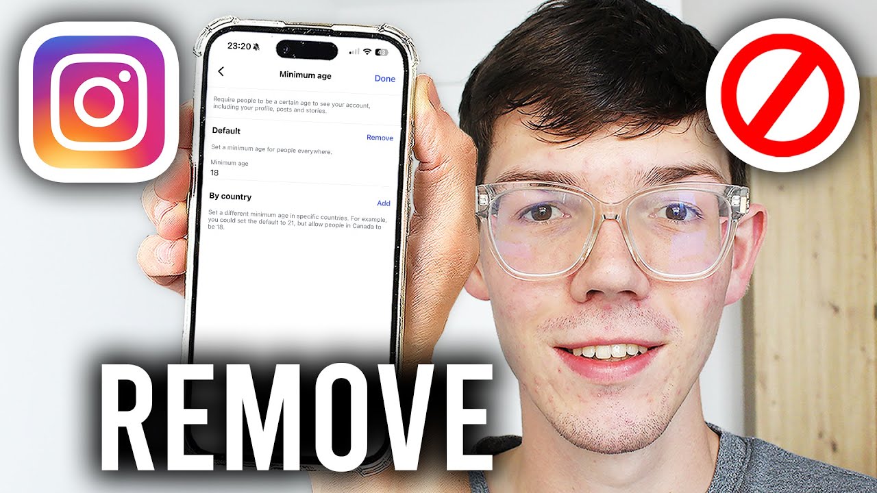 How To Remove Minimum Age Restriction On Instagram - Step By Step - YouTube