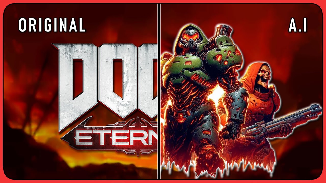 Doom Eternal - At DOOM's Gate but it's continued by AI - YouTube