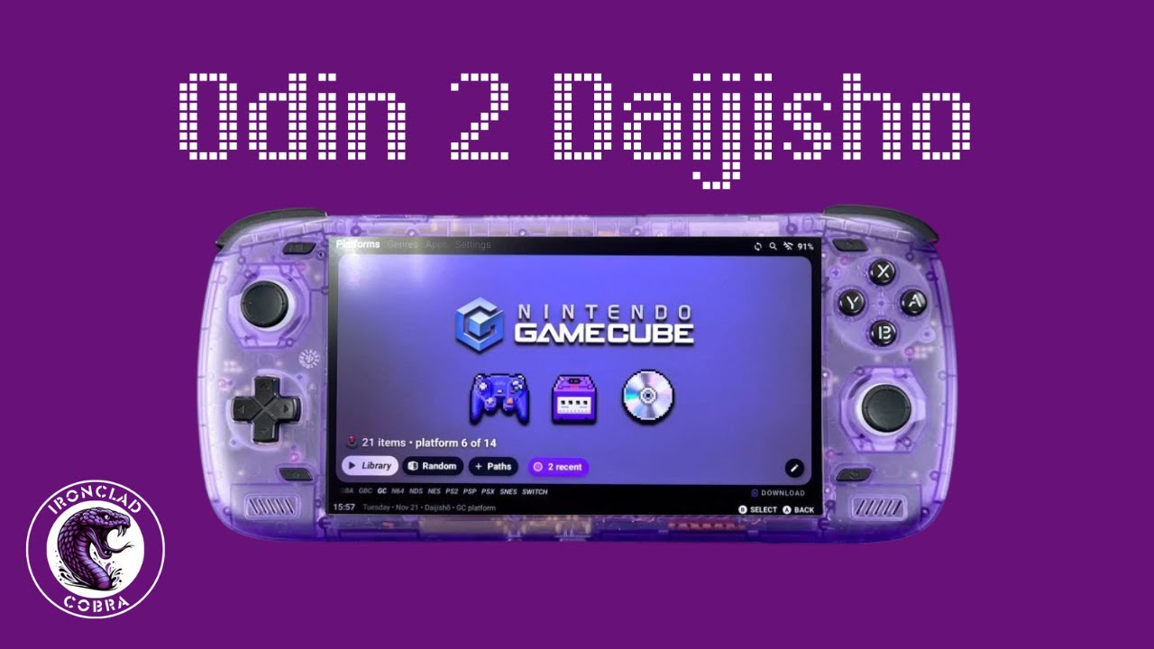 AYN Odin 2 Daijisho Quick Set Up Guide - YouTube