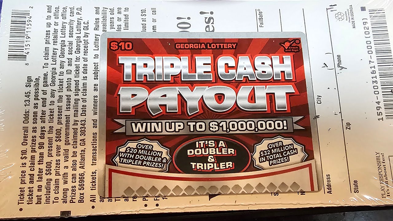 New tickets, $10 triple cash payout full book. - YouTube