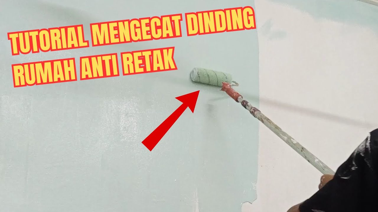 Tutorial Mengecat Dinding Rumah Anti Retak - YouTube