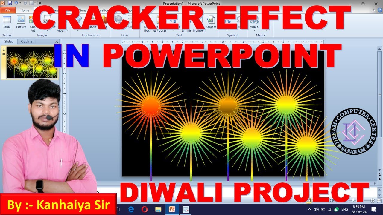 DREAM COMPUTER | POWERPOINT CRACKER EFFECT FULL STP #kanhaiyasir # ...