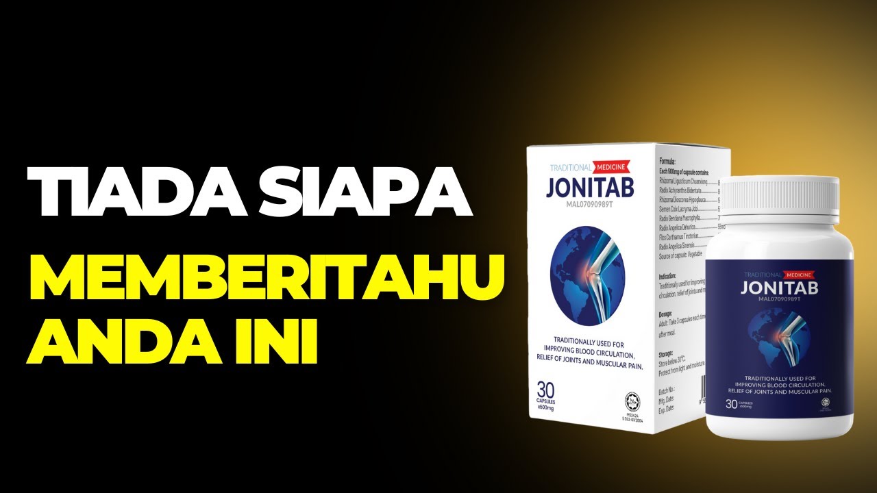 JONITAB – JONITAB TIADA SIAPA MEMBERITAHU ANDA INI - YouTube
