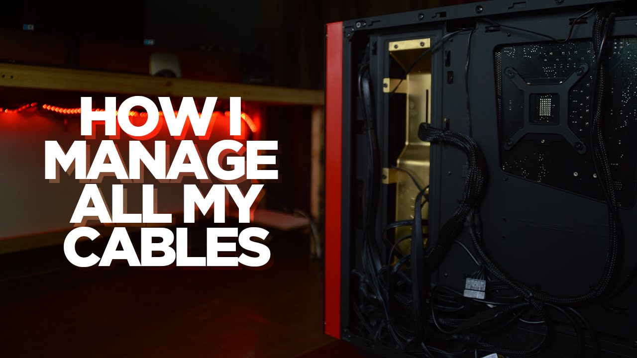 How I Manage All My Cables (Cable Management Tips) - YouTube