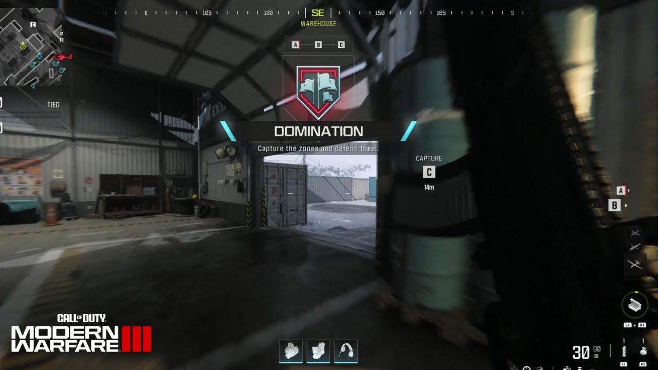 COD MW3 Multiplayer Gameplay - Domination | Outpost Map - YouTube