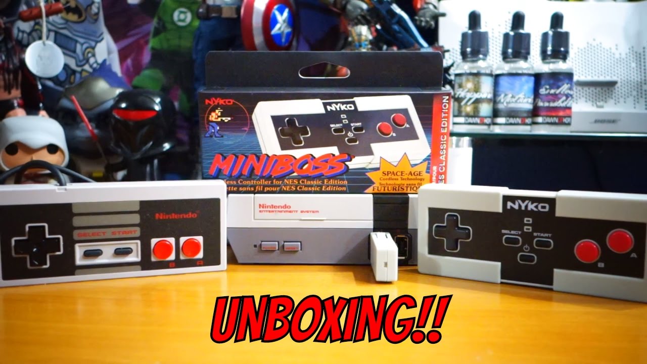 Nyko Miniboss Wireless Controller for NES Classic Edition Unboxing ...