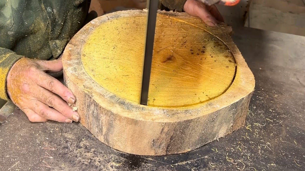 Create Beautiful Works Of Art From Thin Pieces Of Wood - YouTube