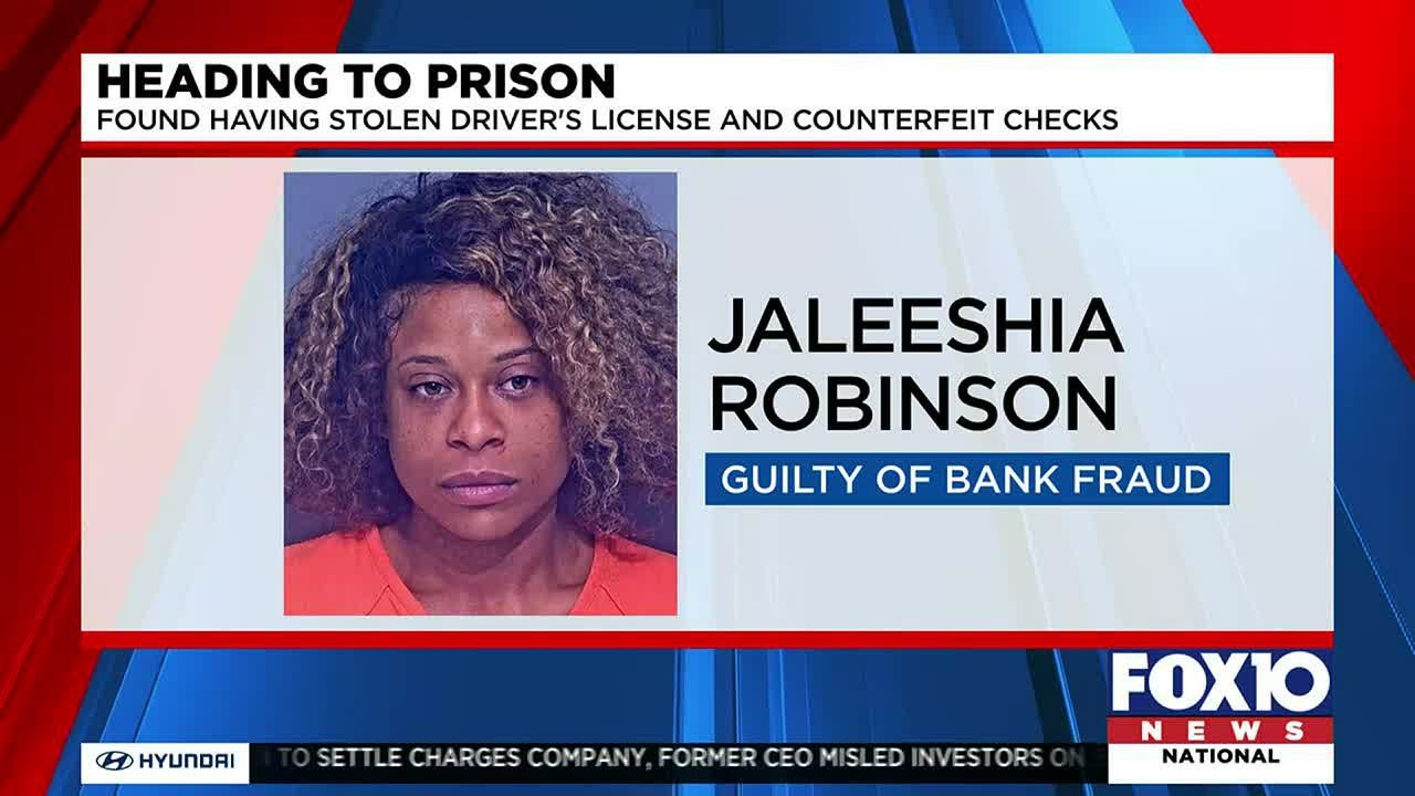 Woman sentenced to prison after pleading guilty to bank fraud - YouTube