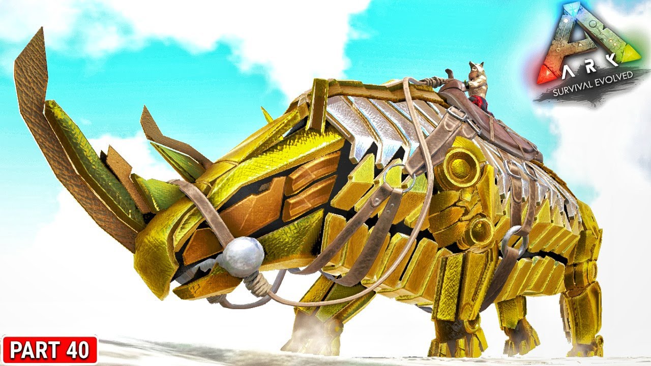 100 Billion Damage Supercharge Woolly Rhino 🔥 : ARK New Mega Modded ...