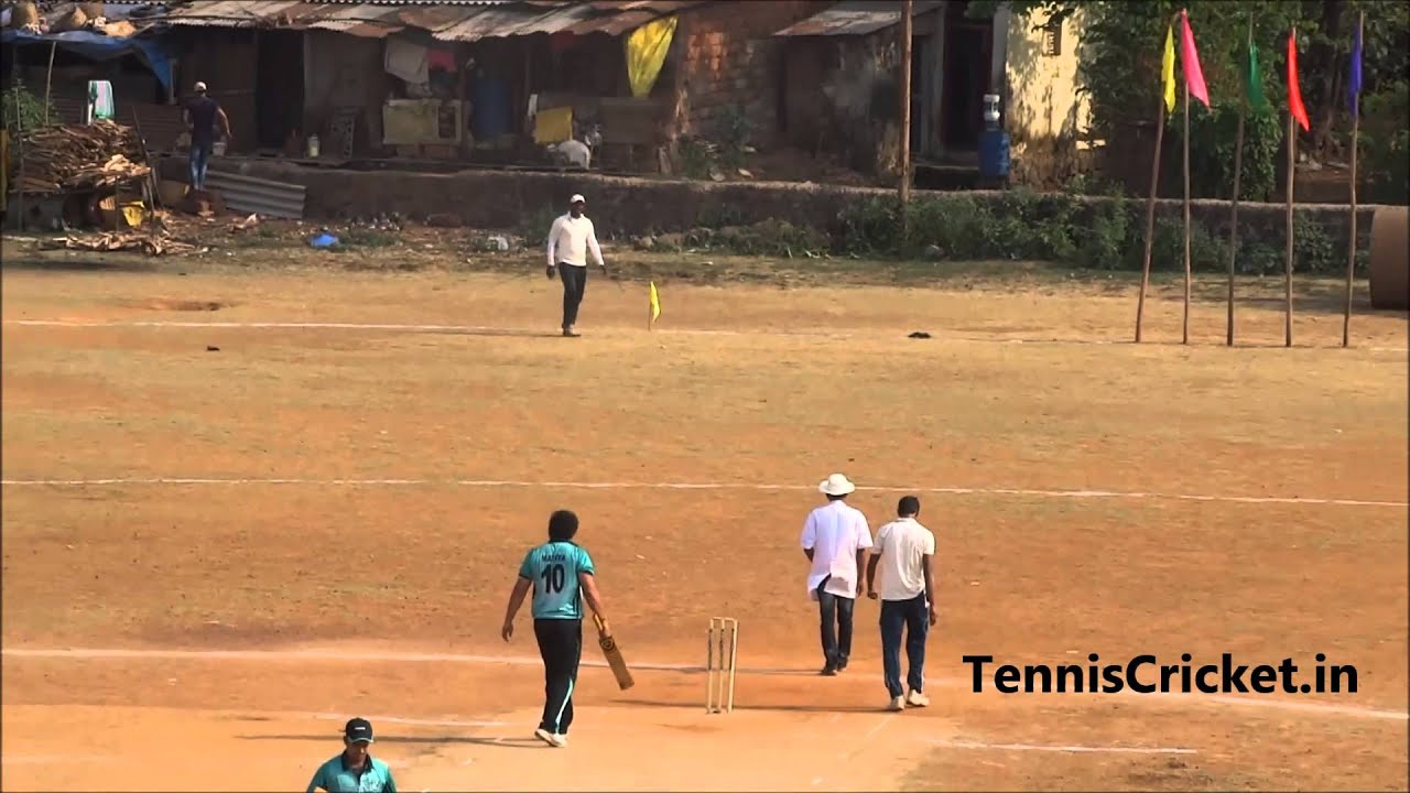 Yogesh penkar (Gharya ) 34 Runs In 1 Over in Tennis Cricket - YouTube