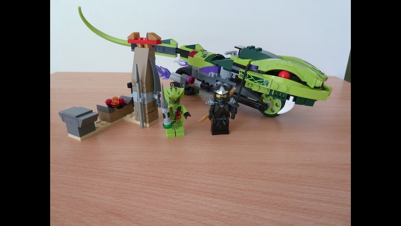 LEGO 9447 LEGO NINJAGO Lasha's bite cycle - YouTube