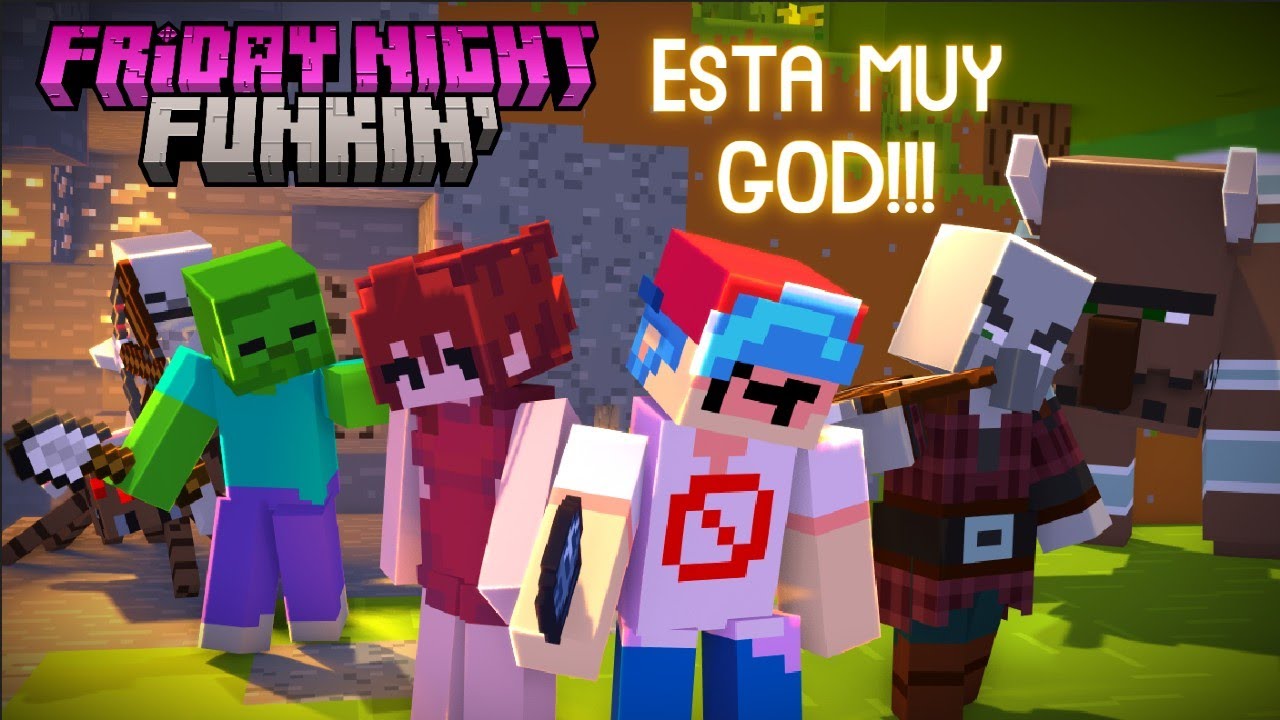 Friday Night Funkin': MOBMOD (A Minecraft FNF mod) | Jugando el NUEVO ...