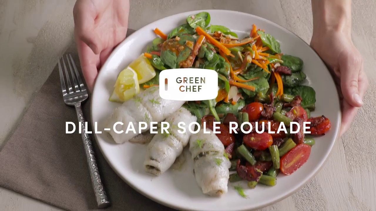 Green Chef Dill Caper Sole Roulades - Paleo and Gluten Free - YouTube