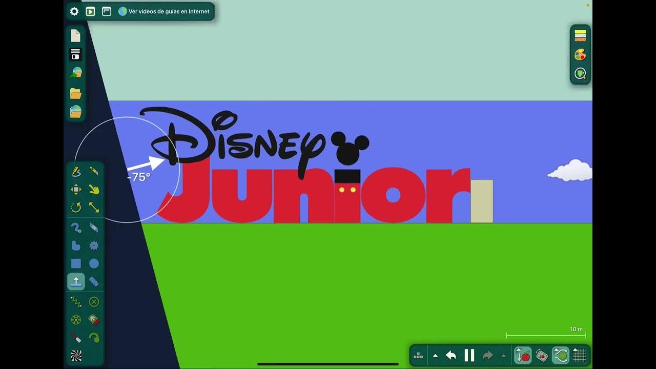 Disney JR LOGO Animation using ALGODOO - YouTube