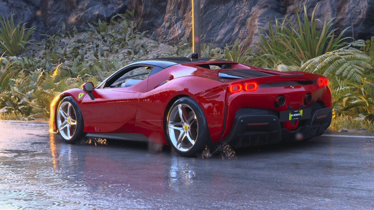 Ferrari SF 90 Cinematic Cruise. The Crew Motorfest. - YouTube