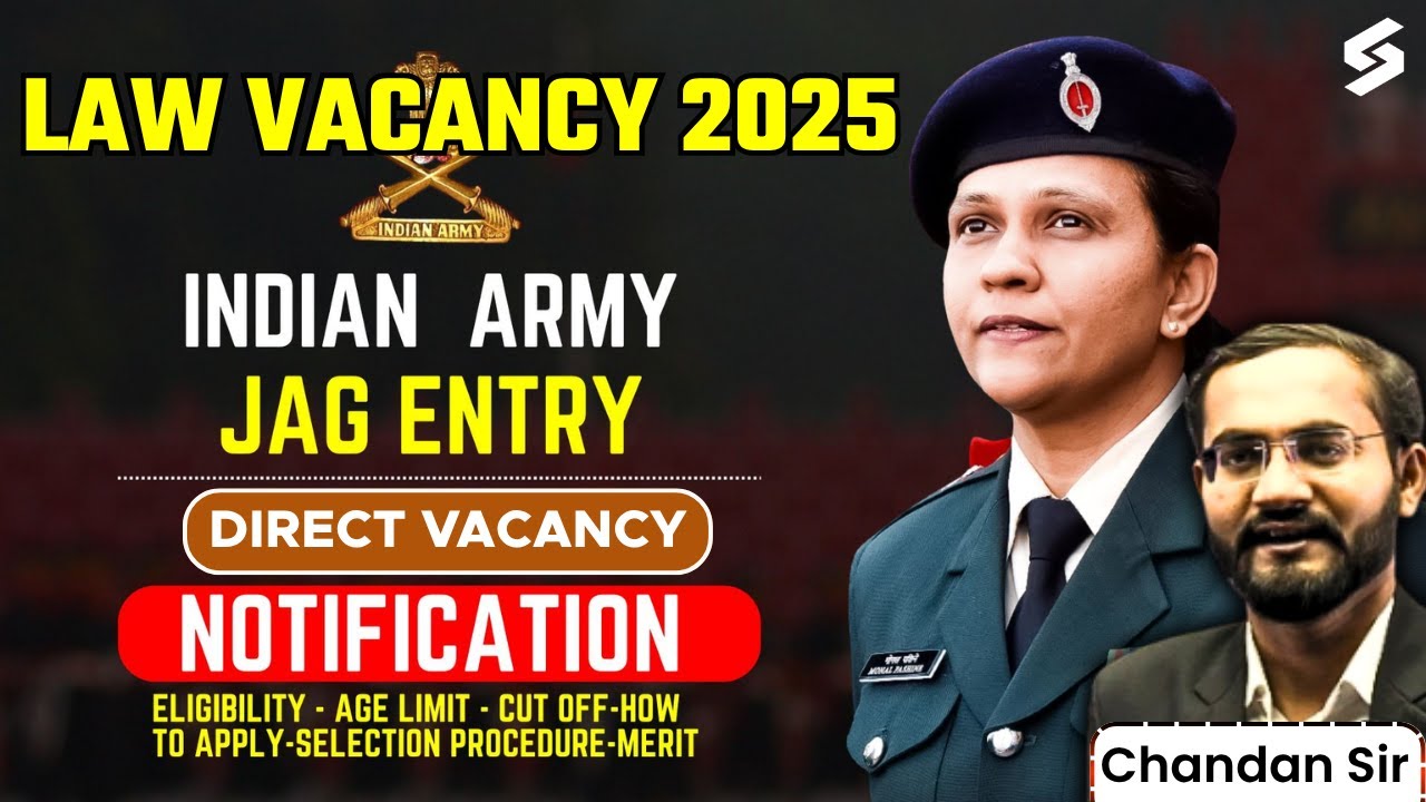JAG 2026 | Law Vacancy Fresher | Judge Advocate General Vacancies Out ...