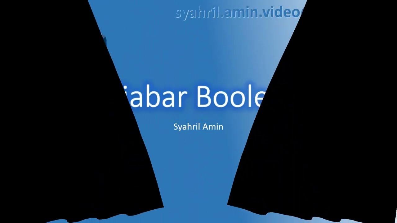 Aljabar Boolean - YouTube