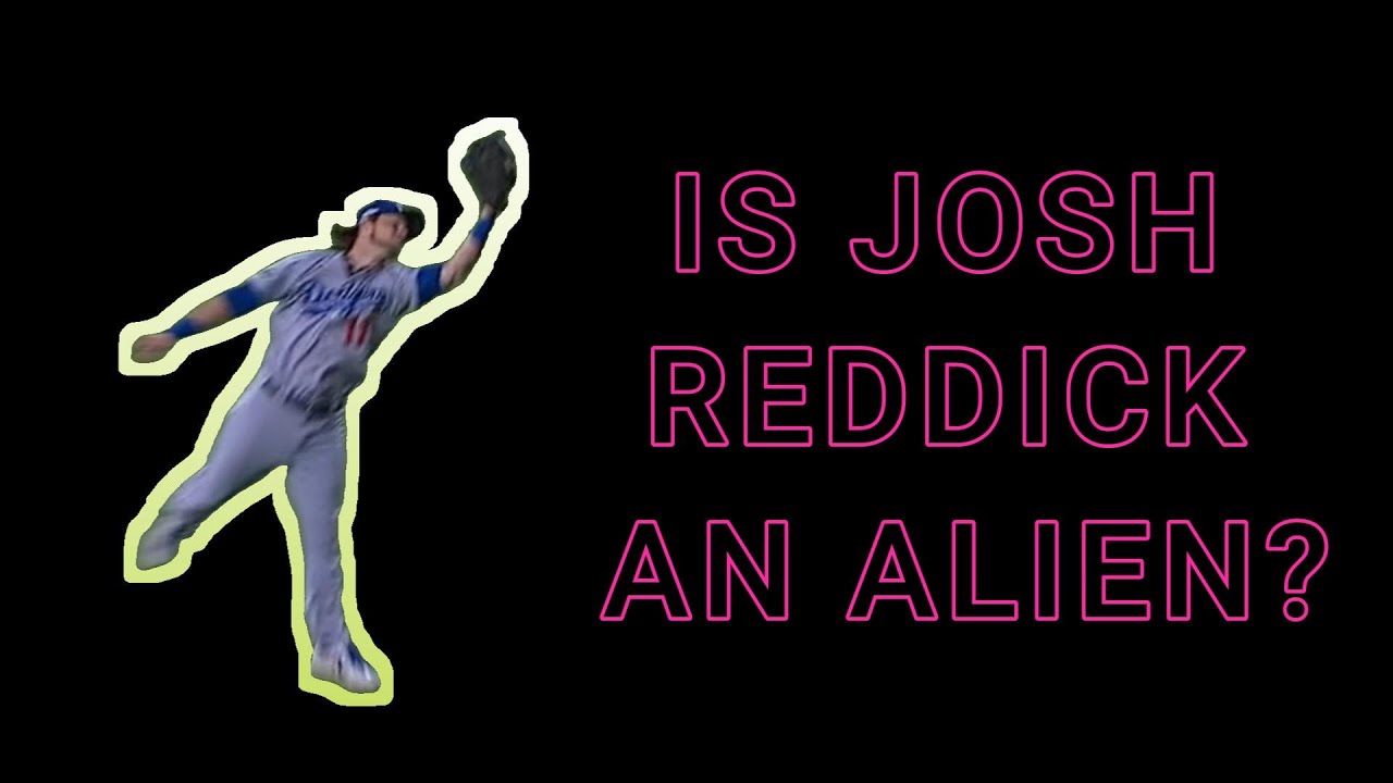 What is that in his MOUTH? Josh Reddick MUST be an Alien! - YouTube