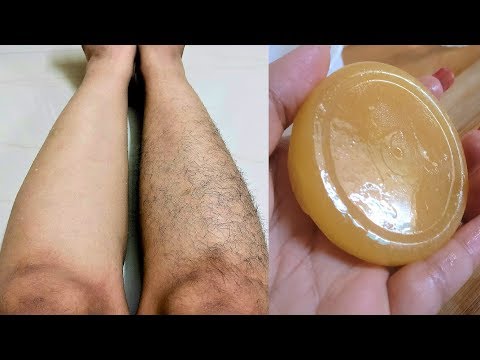 Homemade Hair Removal Soap