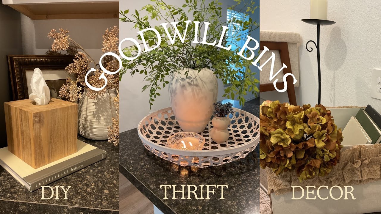GOODWILL BINS HAUL|| HOME STYLING|| ANTIQUE FIND||EASY DIY - YouTube