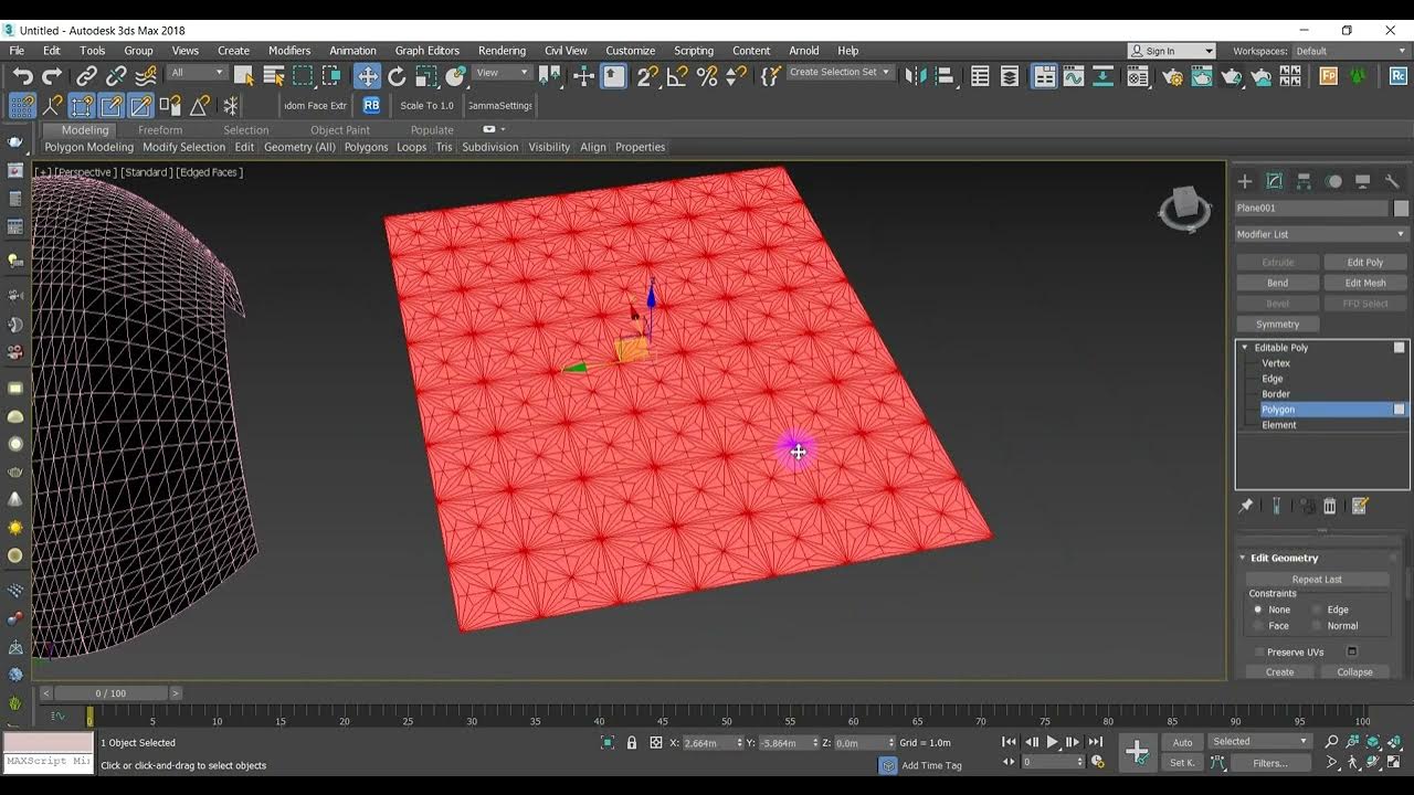 decoration over a curved surface 3ds max - YouTube