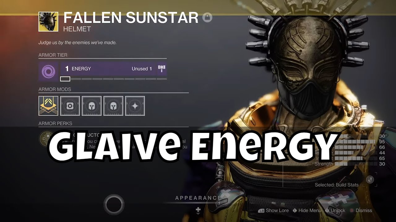 Glaive Energy Exploits - Fallen Sunstar - Edge of Intent - YouTube