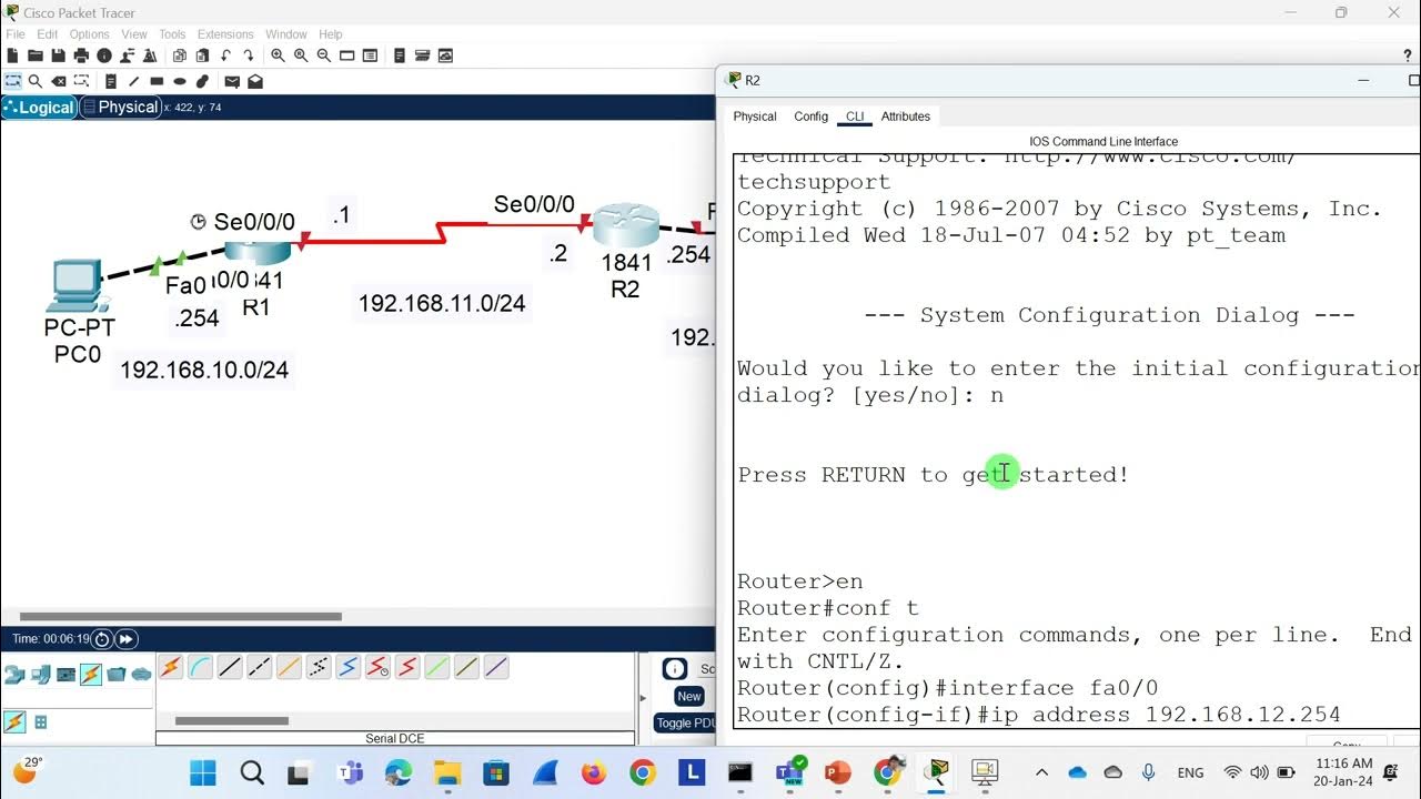 Sample Static Route - YouTube