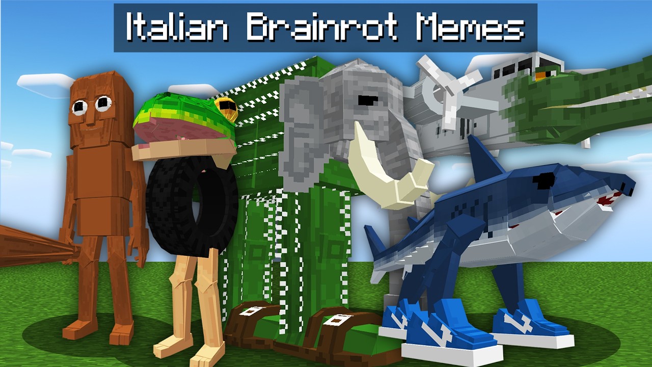 Italian Brainrot Trong Minecraft - YouTube