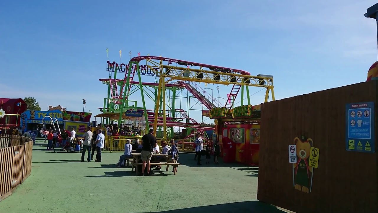 Magic Mouse Ride At Brean Theme Park, September 2018 - YouTube