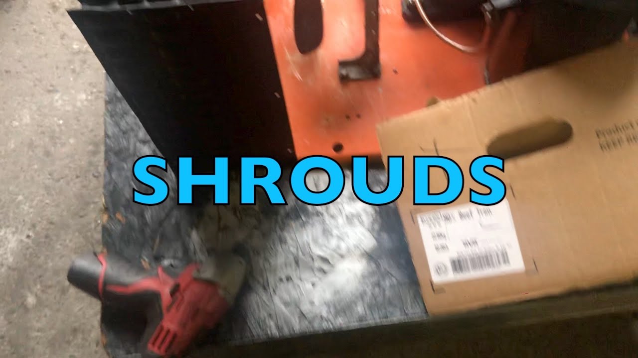 How to build a shroud for your for condensing unit - YouTube