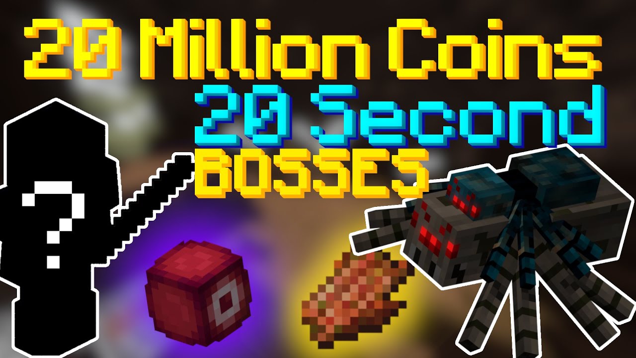This 20 Million Setup is INSANE for T4 Tarantula Boss (Hypixel Skyblock) - YouTube