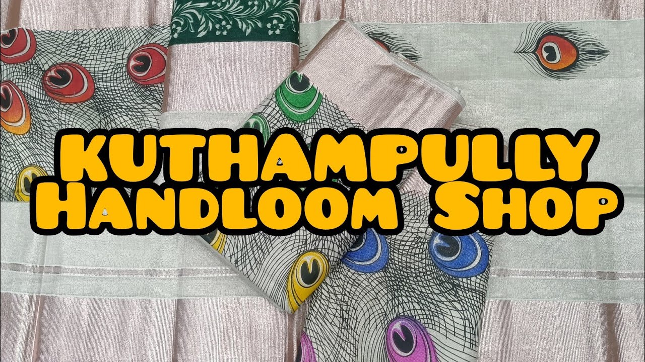 Set Mundu With Copper Kasavu At Kuthampully Handloom Shop Poothole Road ...