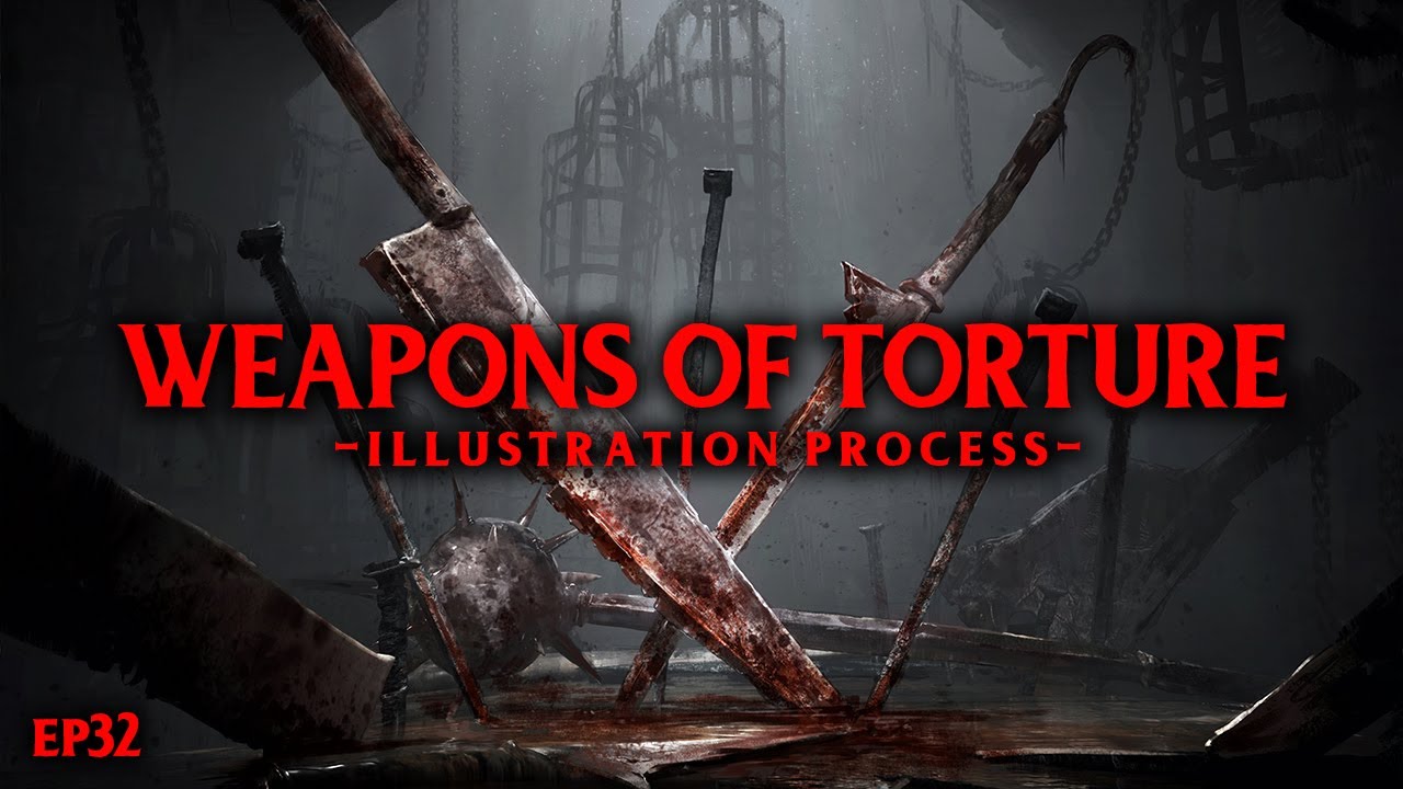 Weapons of Torture - Illustration Process - YouTube