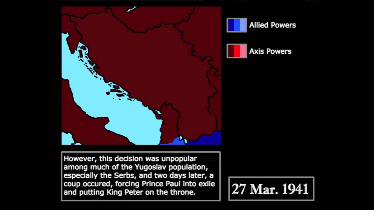 [WWII] The Invasion of Yugoslavia (1941): Every Day - YouTube