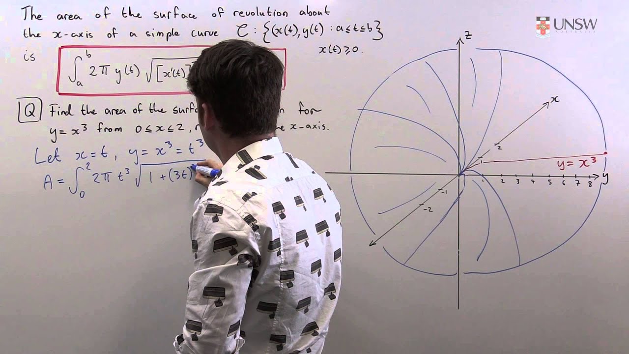 Ch5Pr10a: Surface area of revolution - YouTube