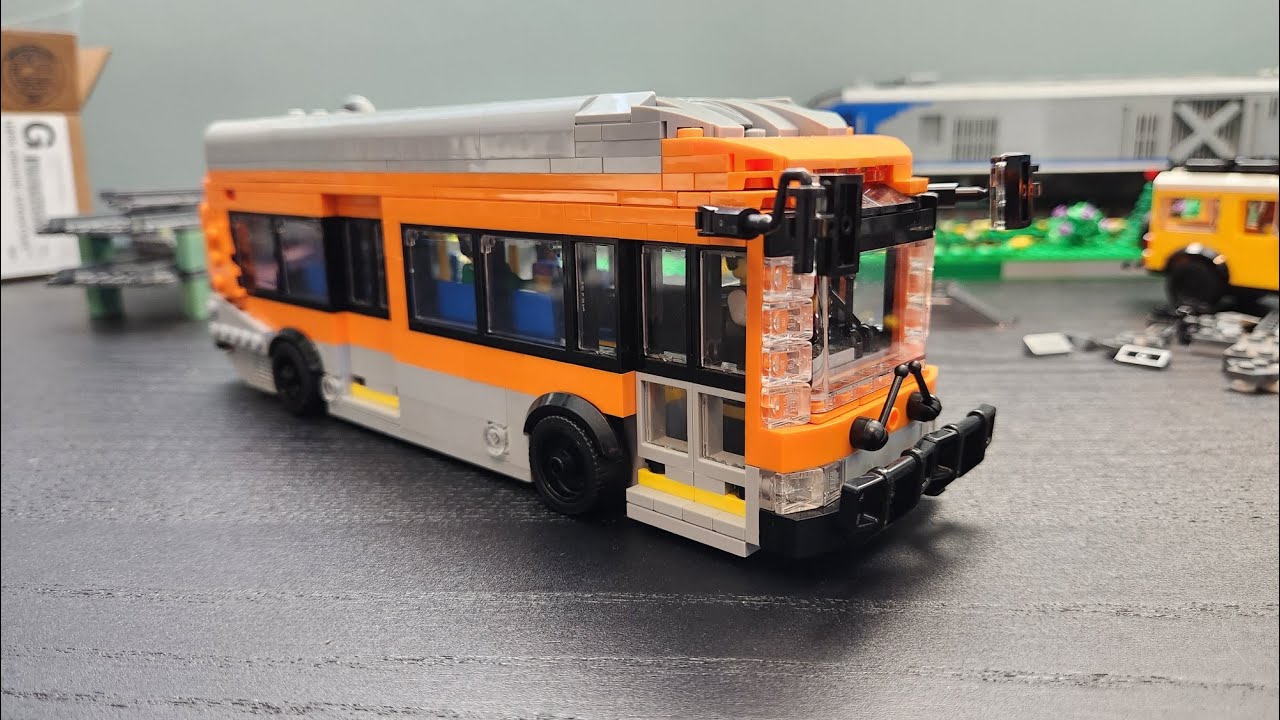 LEGO City Transit Bus MOC - YouTube