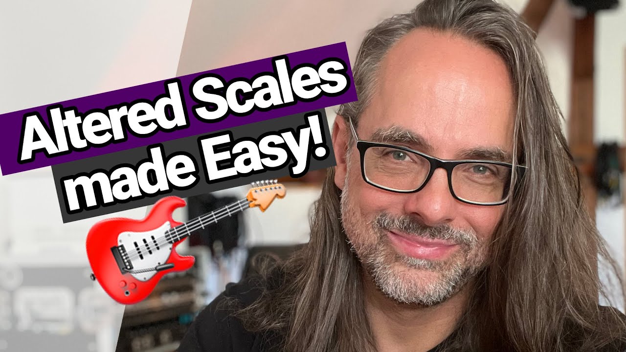 Altered scales, made easy! Use what you already know! 🎸🎼 Free guitar lesson - YouTube