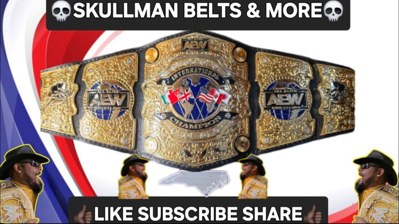 REVIEW: AEW (like) International Championship Belt - YouTube