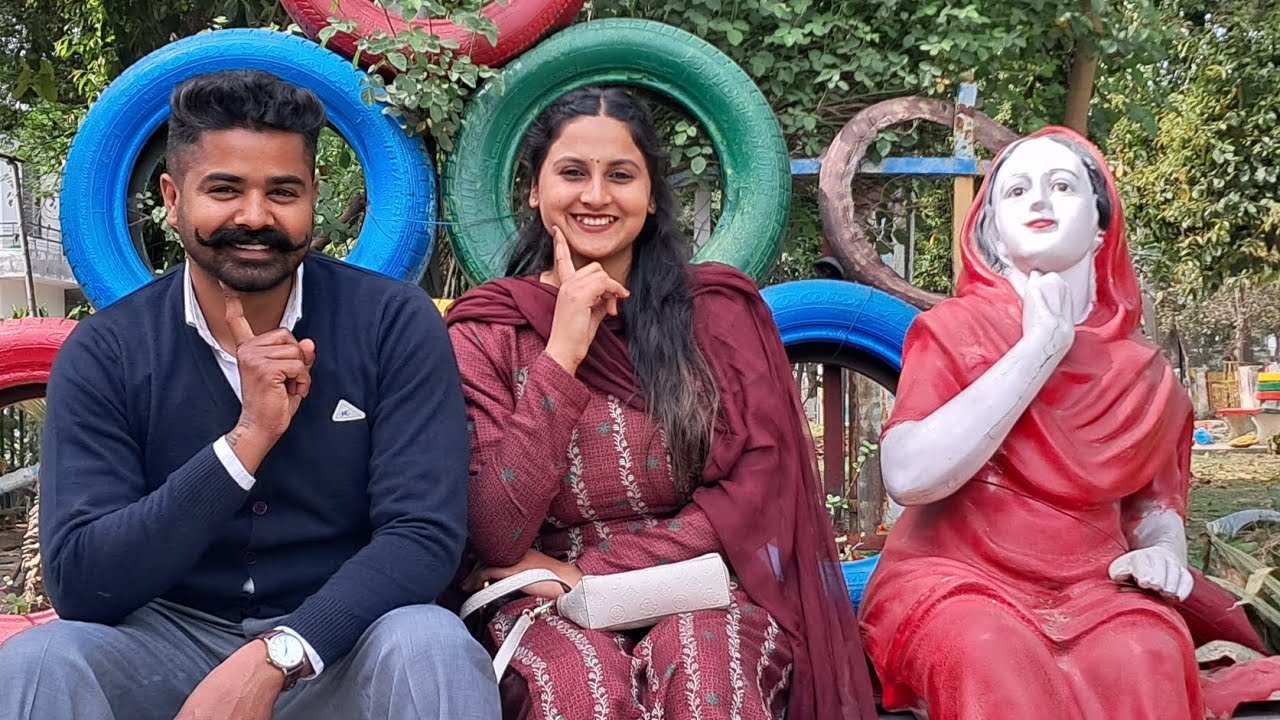 ashwani Doctor and Ramandeep Kaur patiala #art decoration park nirbhai ...