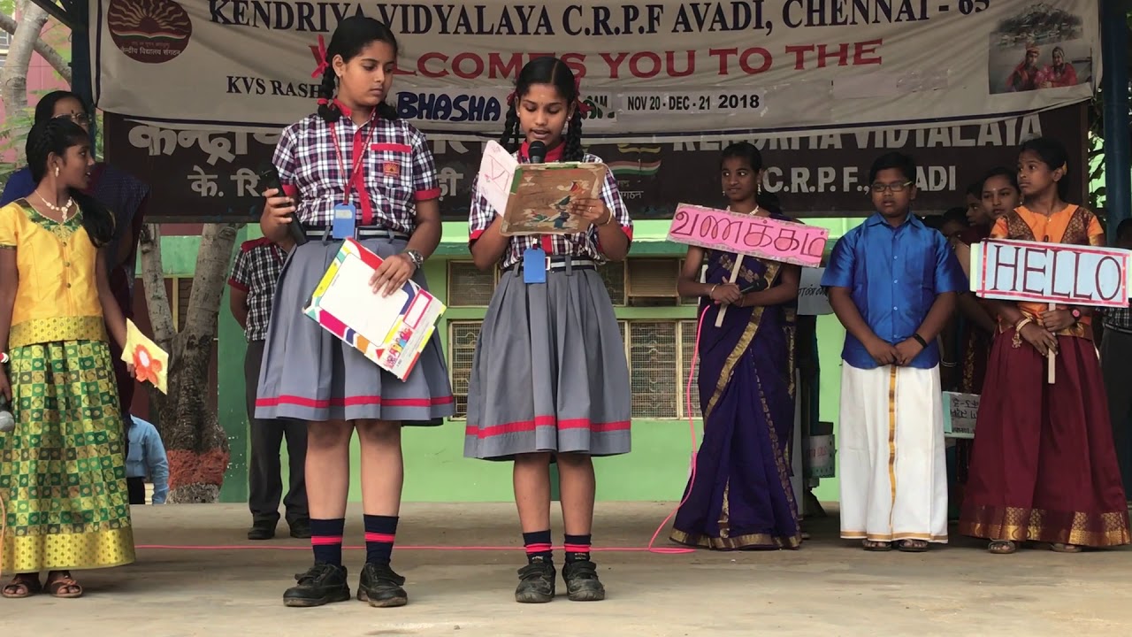Day 19 Bhasha Sangam Language Tamil KV CRPF Avadi Chennai - 65 ...