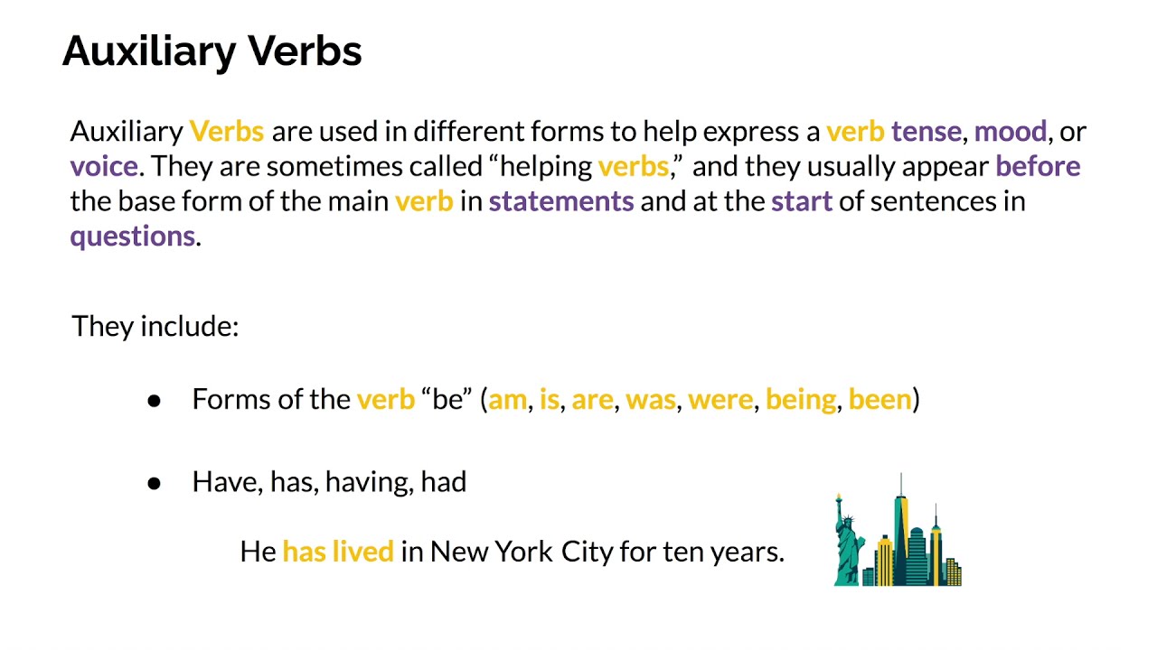 English Grammar - Verbs (5/7) - YouTube