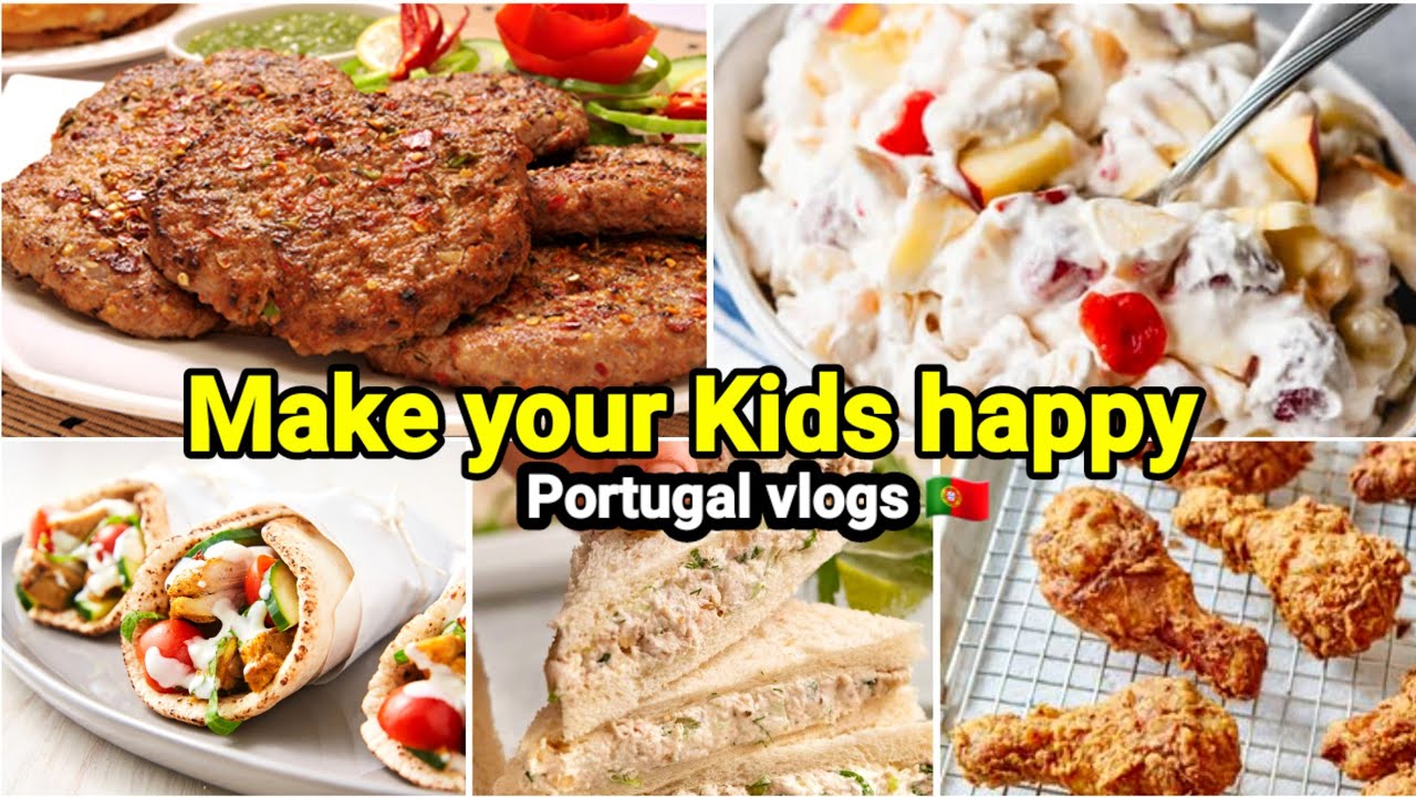 5 EASY Lunchbox Recipes For kids | Life in Portugal 🇵🇹 Euvlogwithafi ...