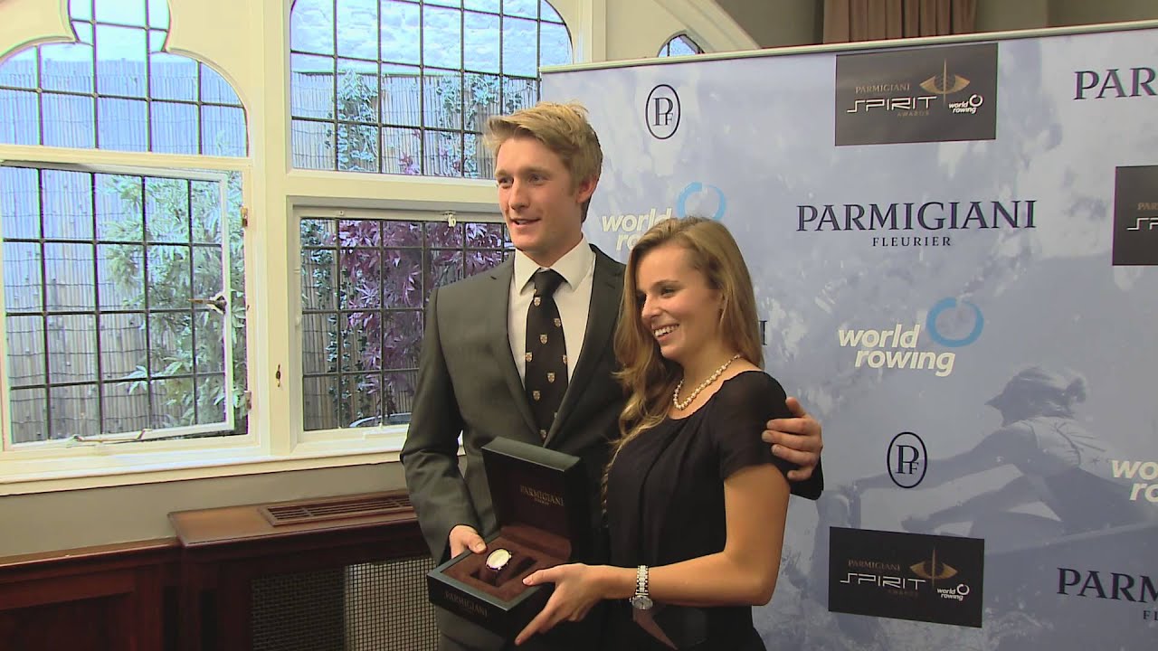 Parmigiani Spirit Award presented to London rower James Cook - YouTube