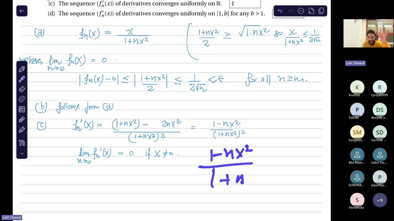 NBHM 2020 | Question 32 Solution – Convergence of Function Sequences - YouTube