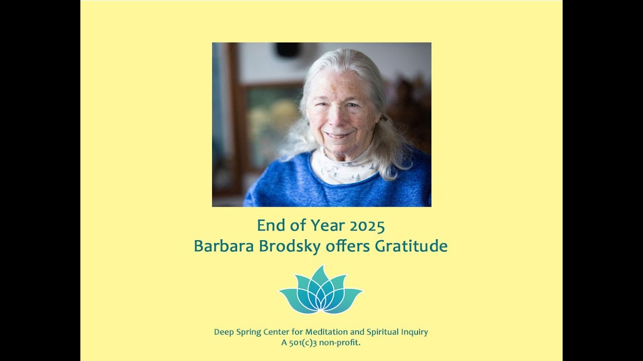 Barbara Brodsky offers Gratitude - YouTube