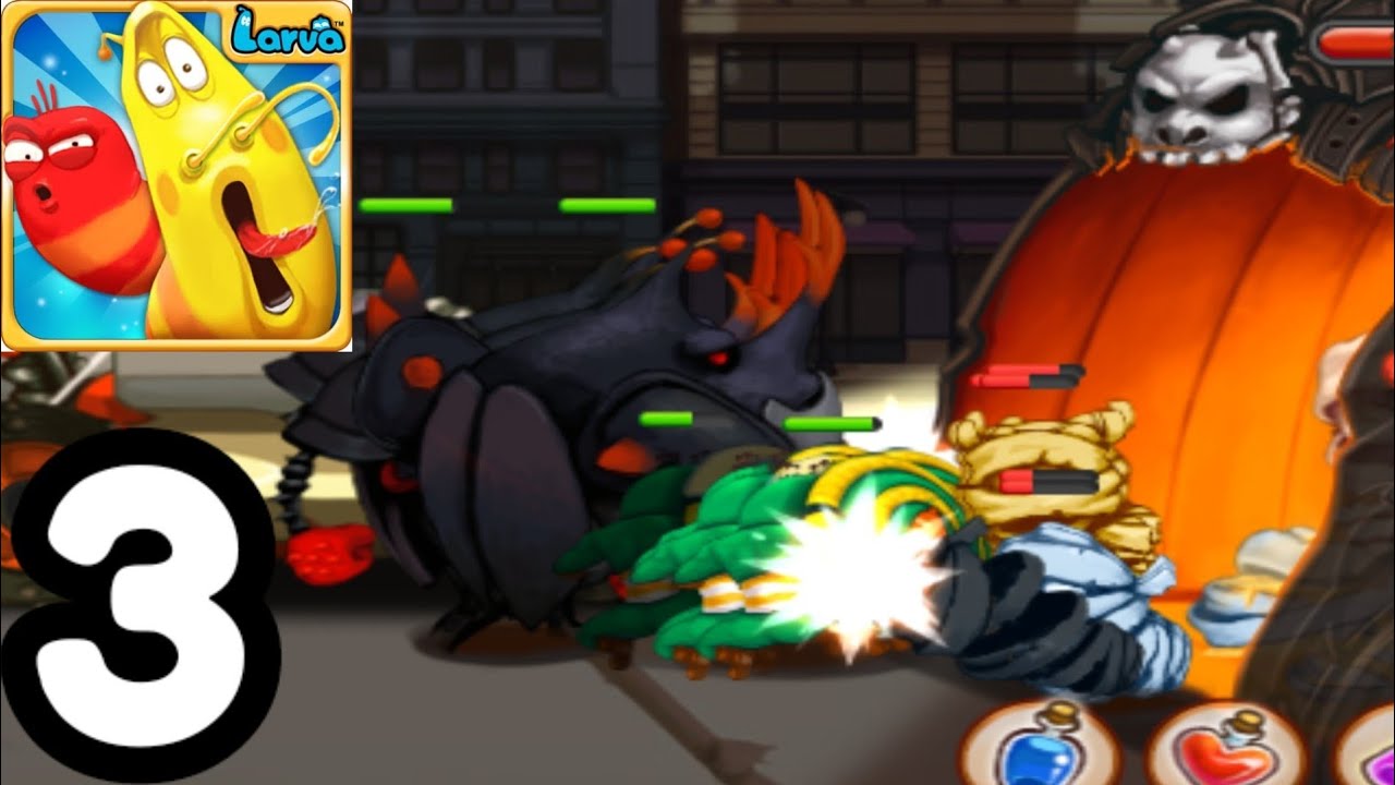 Larva Heroes - Game Play New Map Unlock Part 3 (Android) - YouTube