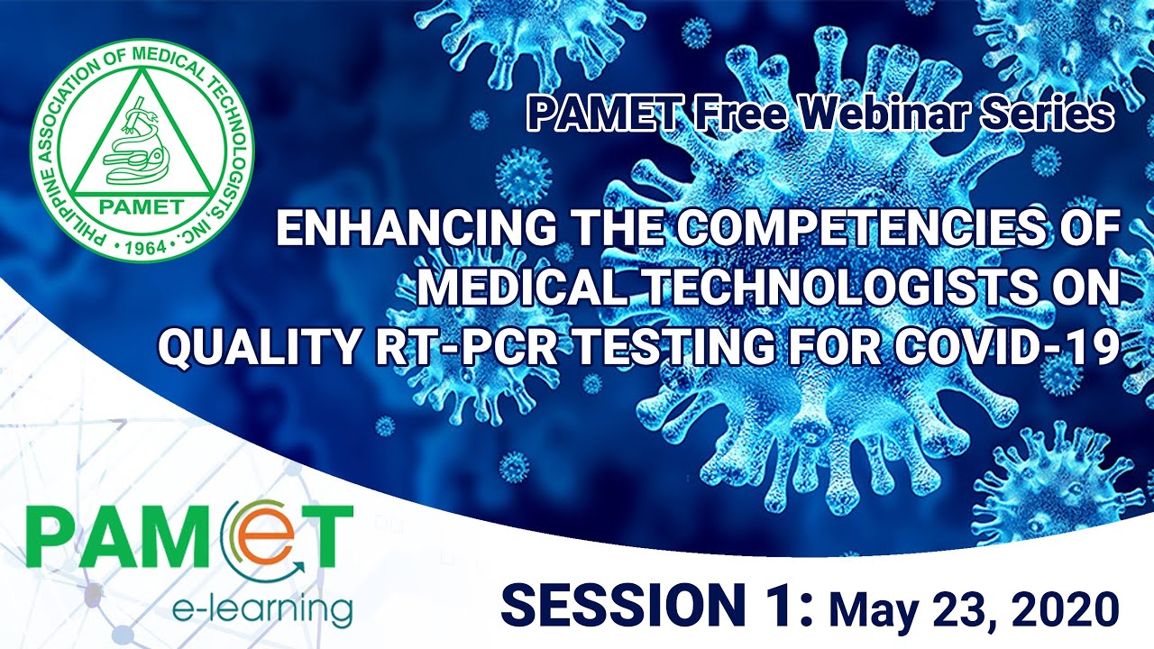 PAMET Webinar Series: Session 1 on RT-PCR for COVID-19 - YouTube